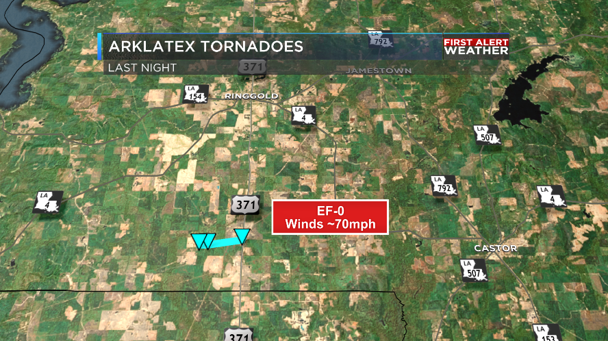 Map Tornado Damage Yesterday Show