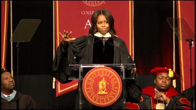 Michelle Obama Graduation