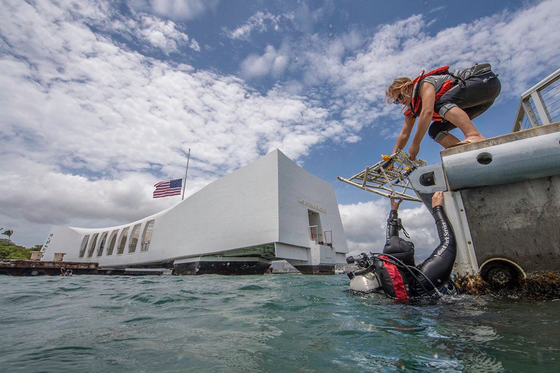 The Final Journey: U.S. Navy Divers Bring Pearl Harbor Survivor Harvey ...