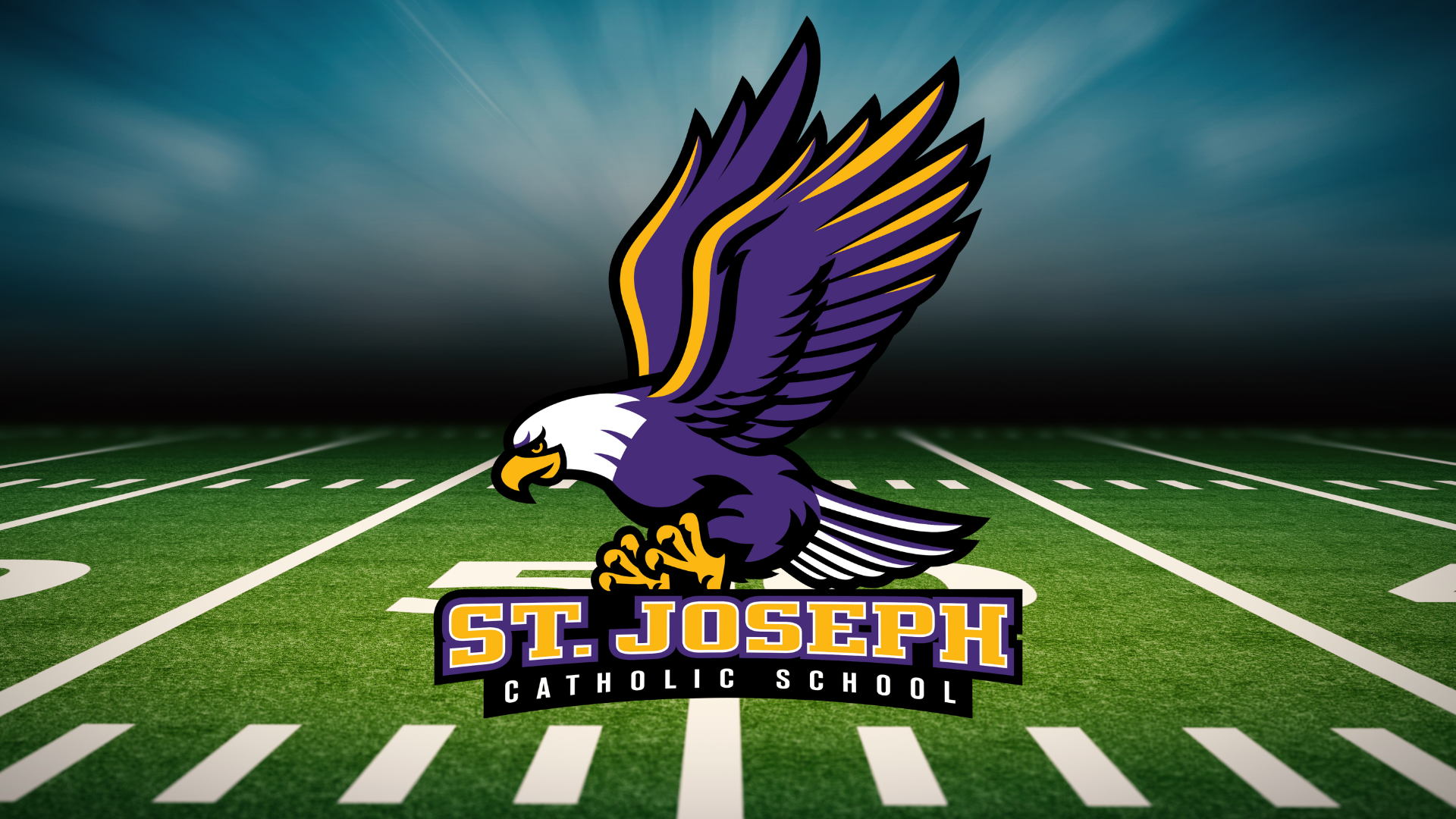 Eagles Wings Football Logo