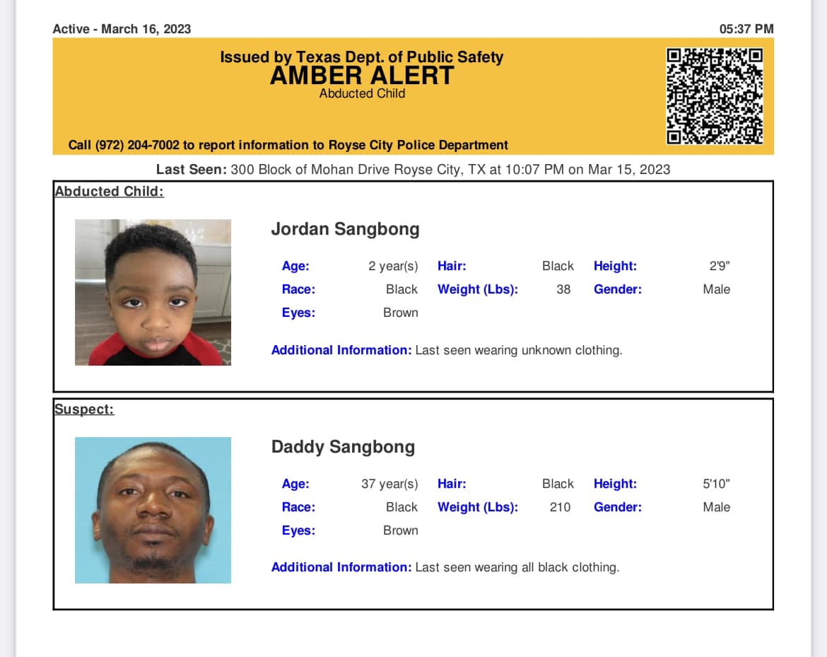 Child Abduction Emergency