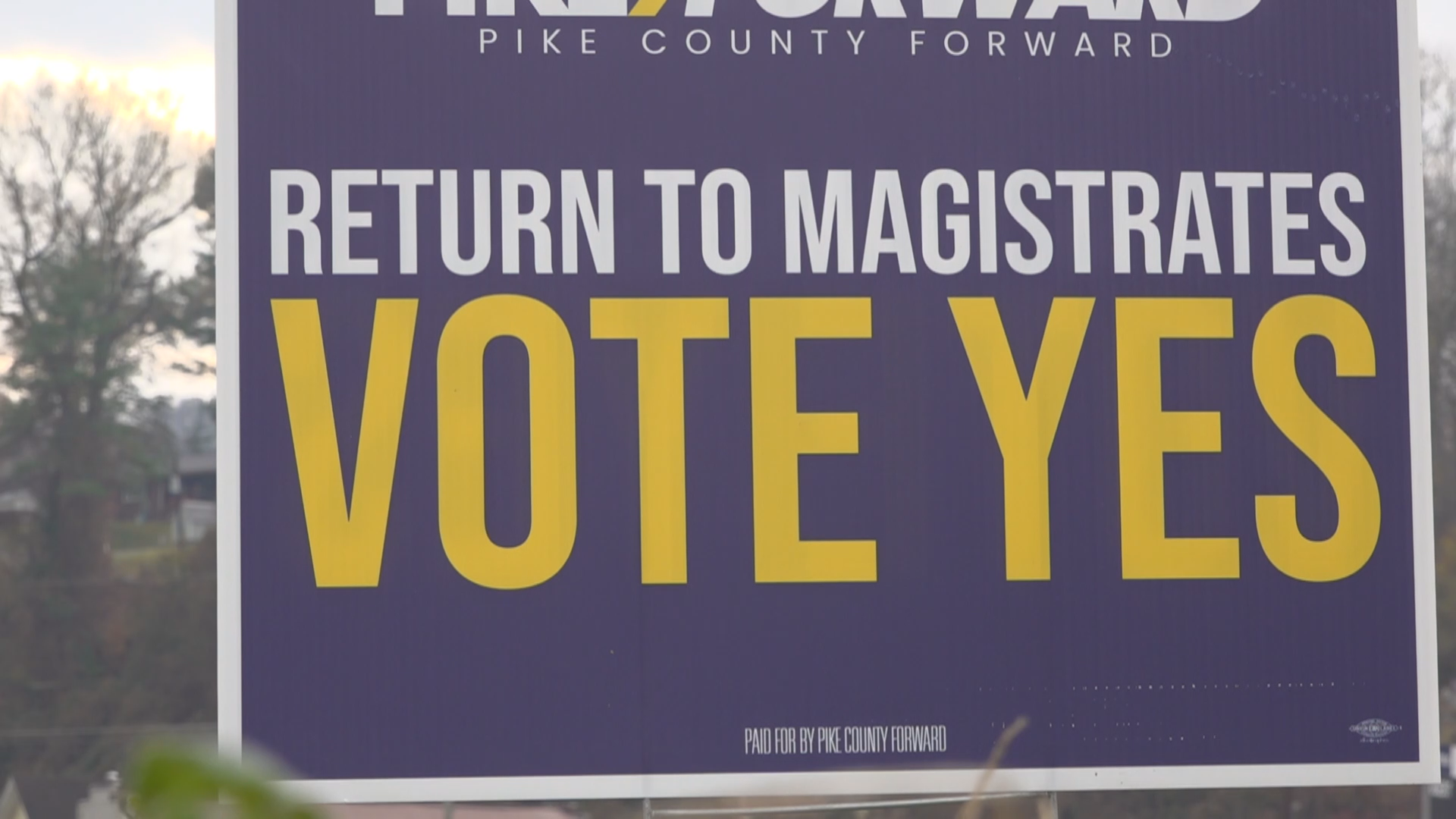 Pike County Sign