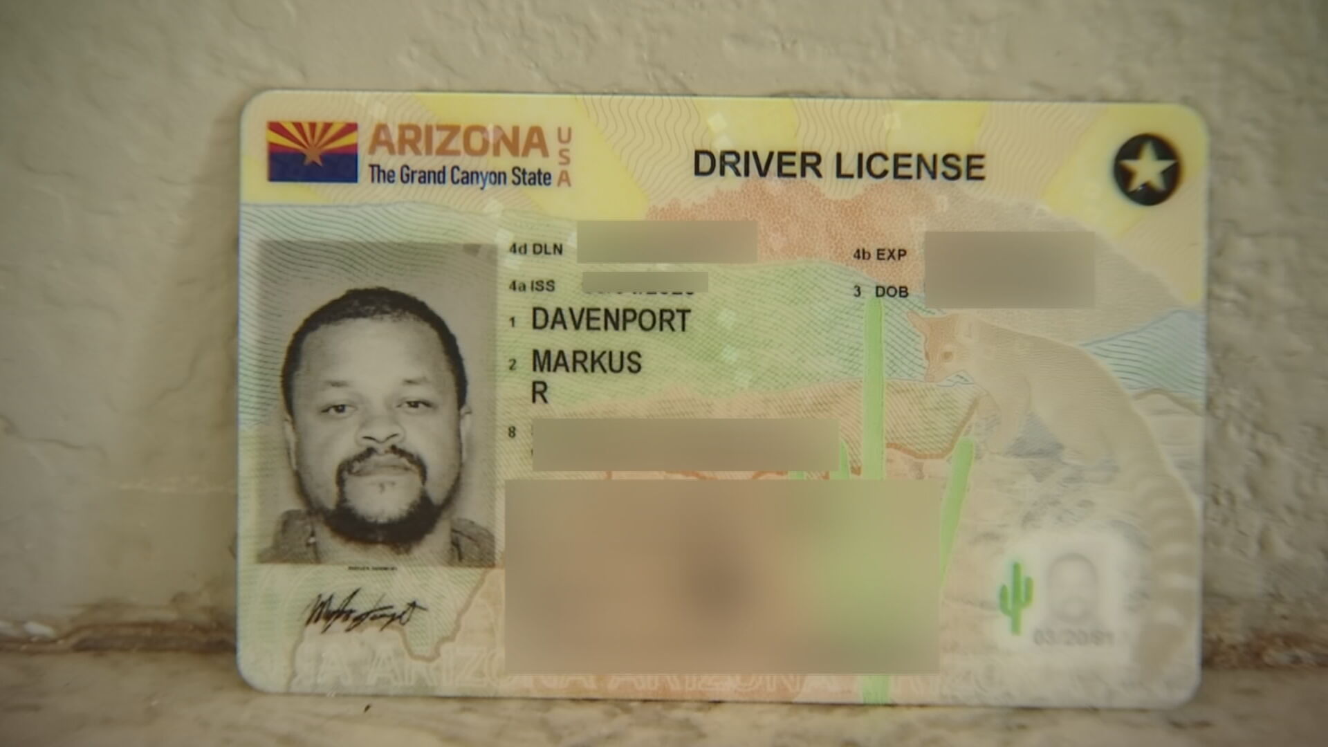 Arizona State Id Card