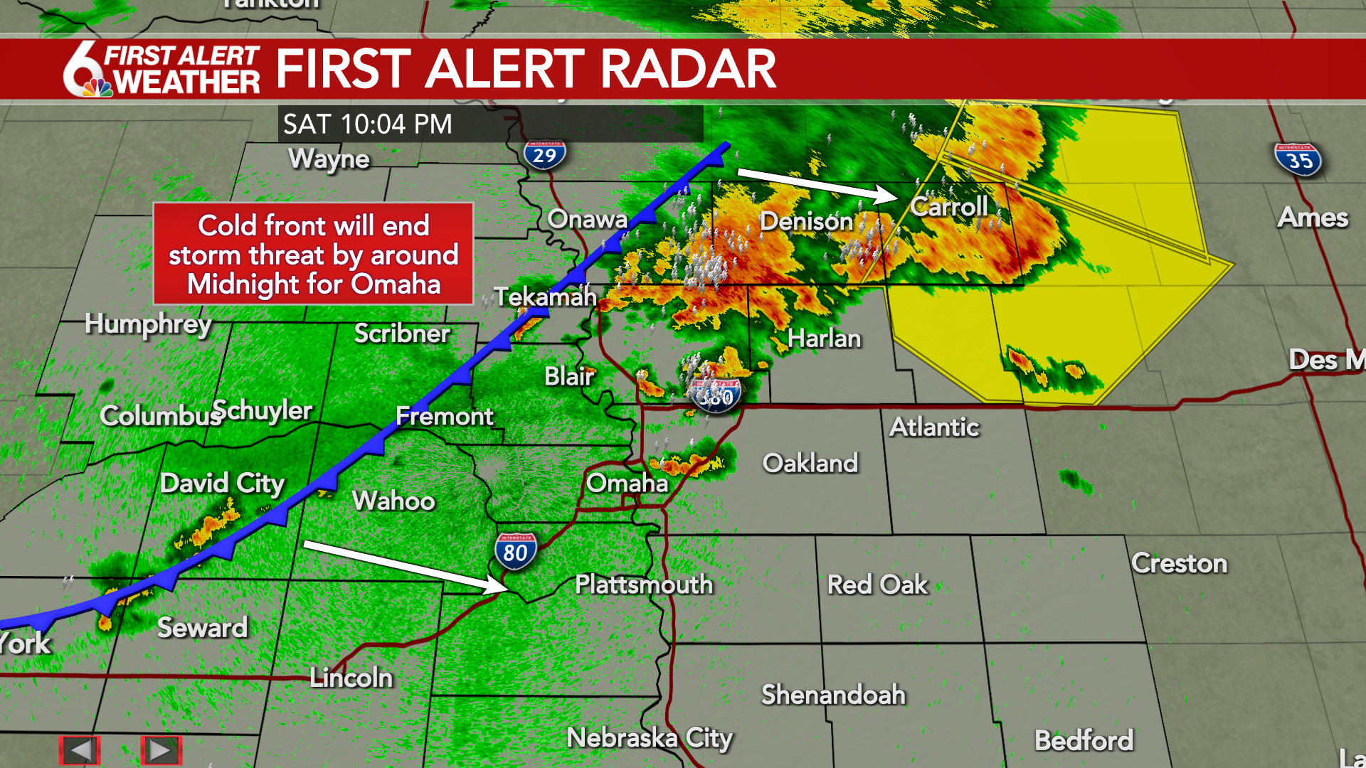 Cold Front Radar