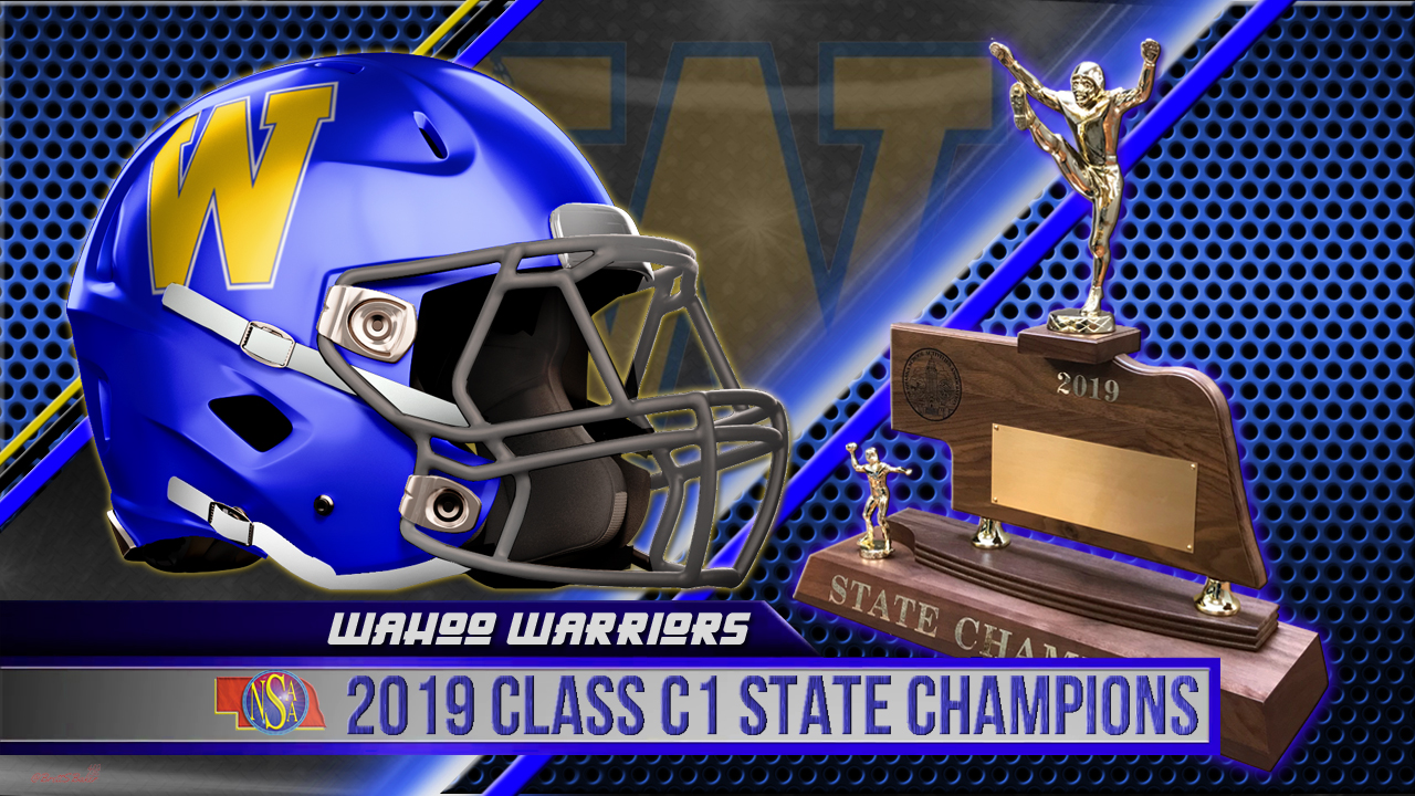 Wahoo wins Class C1 championship, first football title in school history