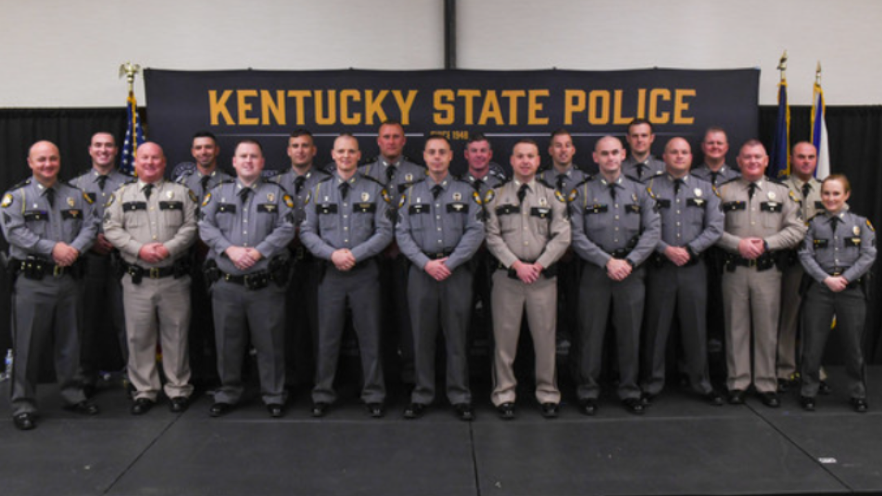Kentucky State Police Badge Outline