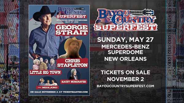 Superdome Seating Chart For Bayou Country Superfest | Cabinets Matttroy