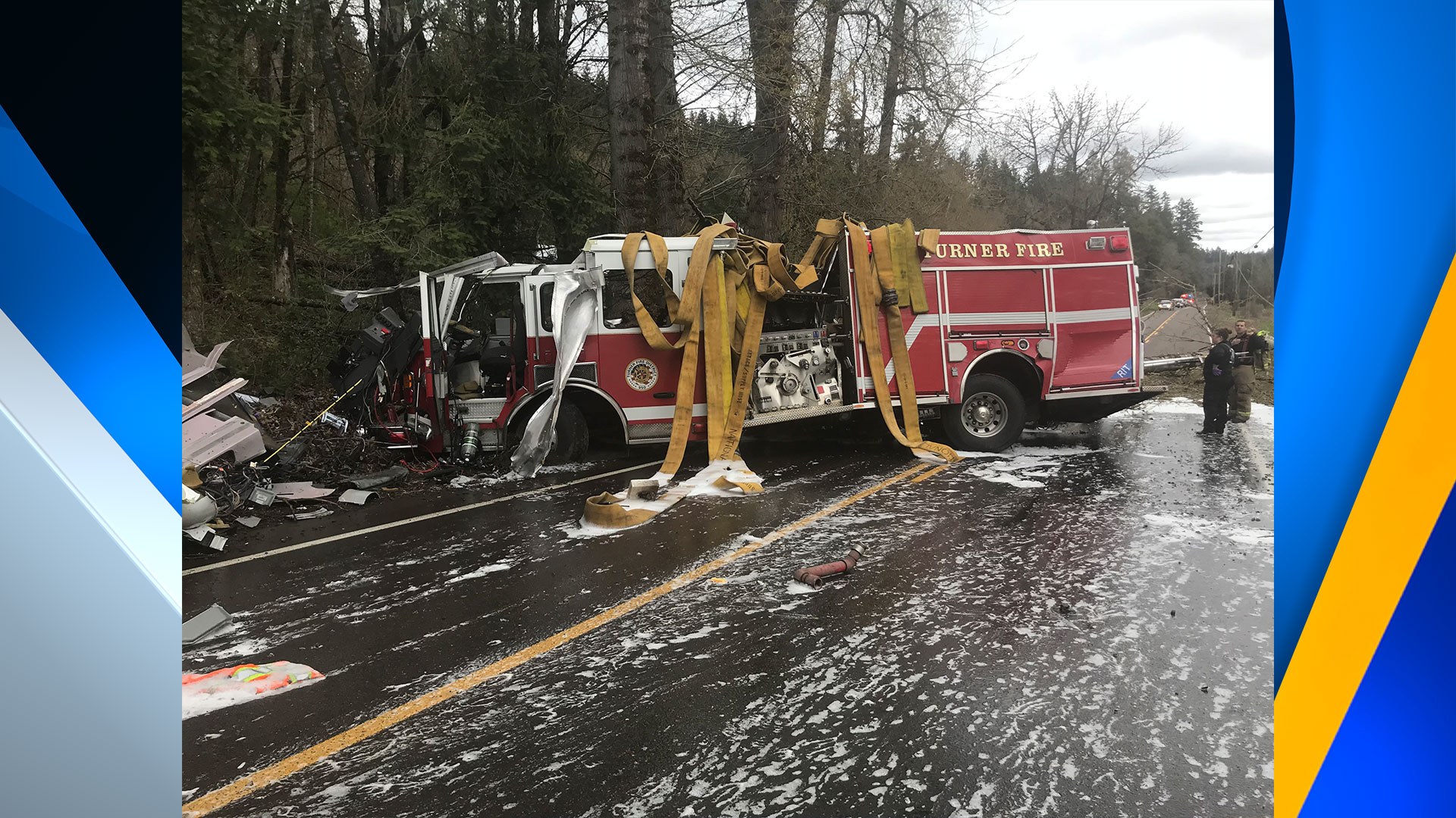 Fire Truck At Accident