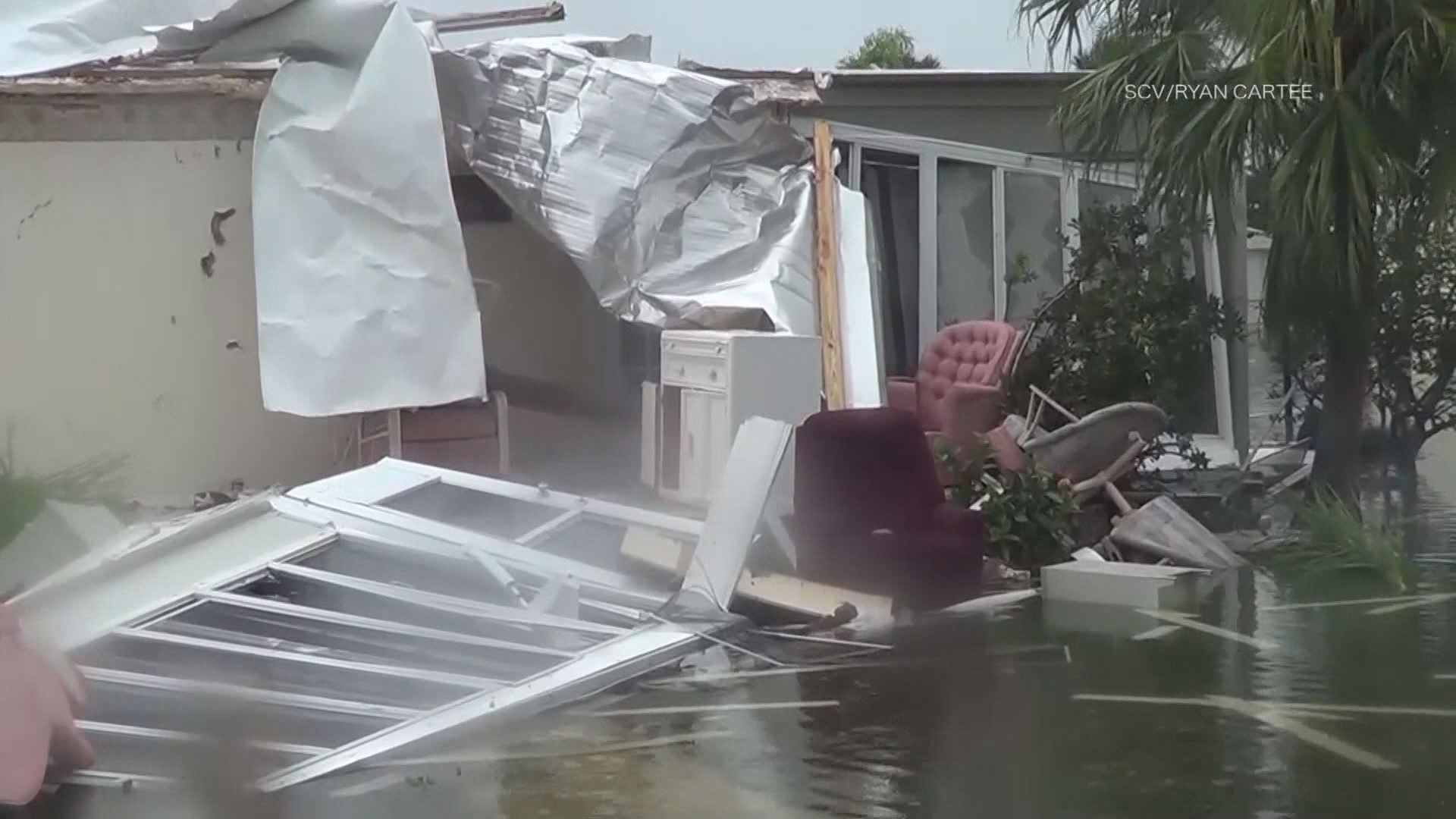 Hurricane Irma Continues To Push West Recorded With 110