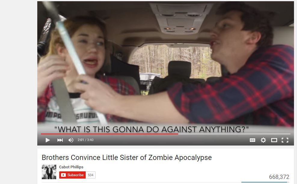 Zombie Apocalypse Prank News Report On Zombie Apocalypse Stock Video
