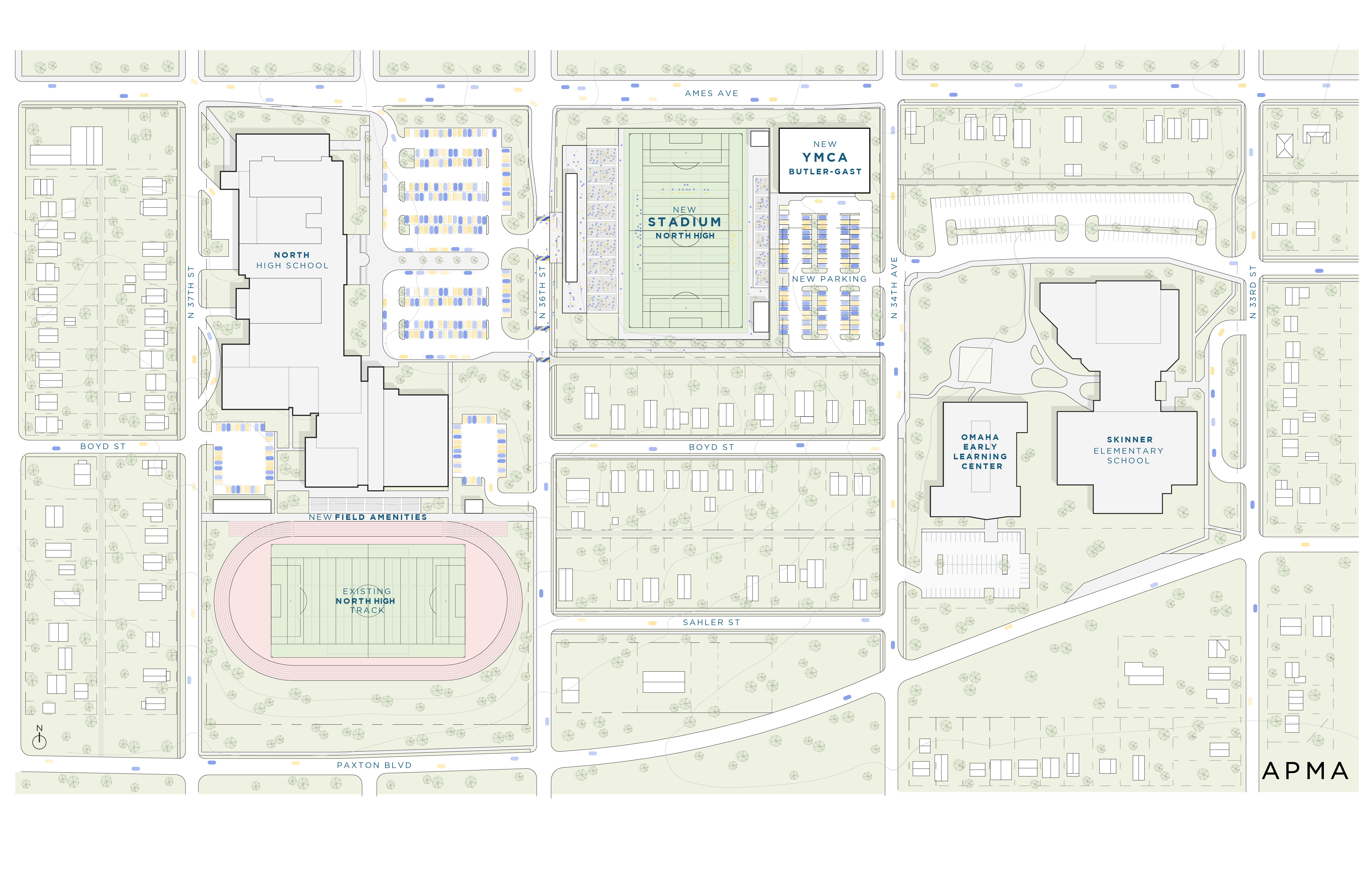 Omaha North High School getting a stadium alongside YMCA upgrade