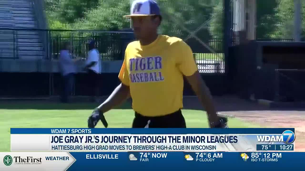 Joe Gray Baseball Hattiesburg Joe Gray Jr. Named Low A East Player Of