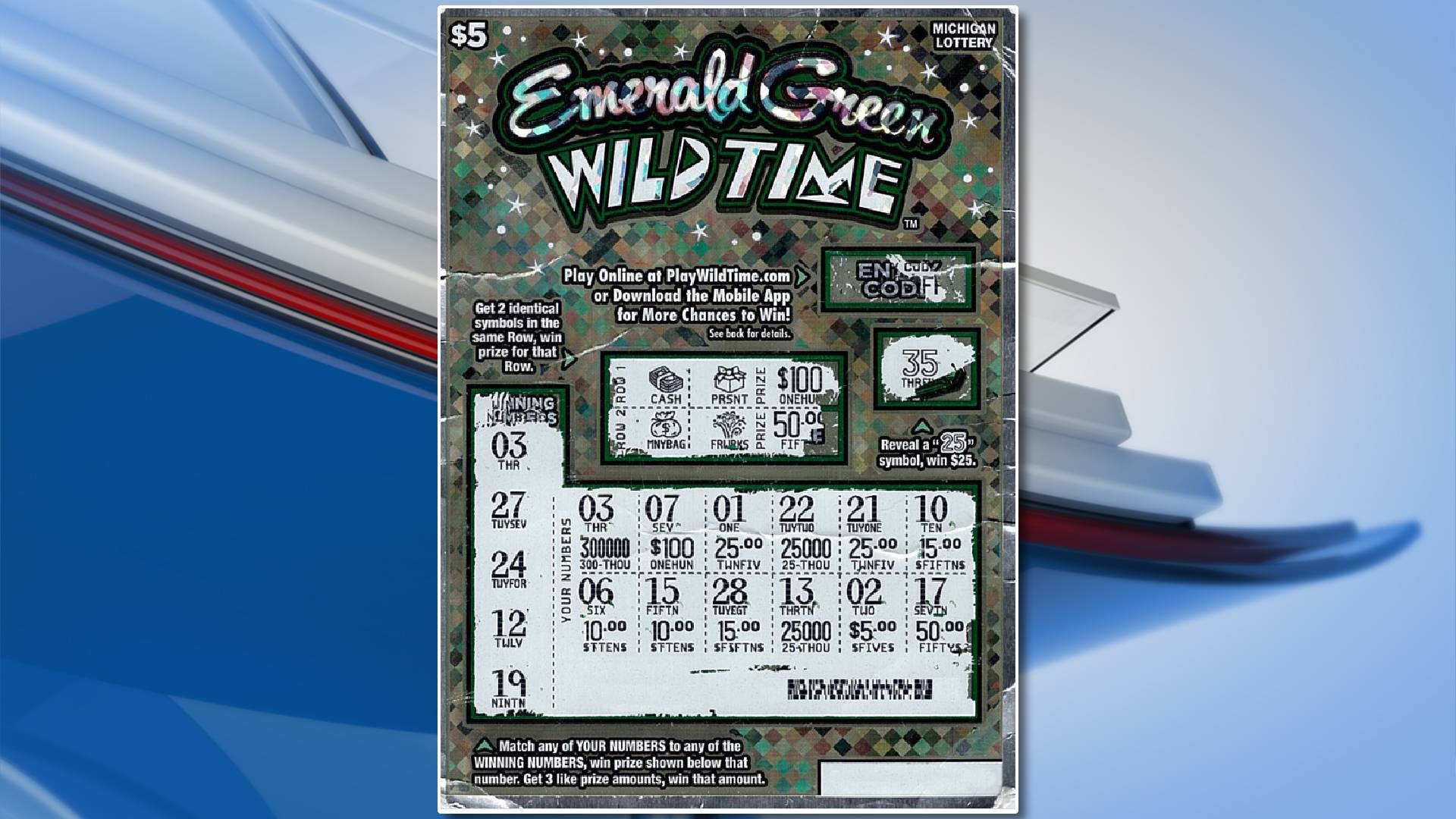 Michigan Lottery Ticket