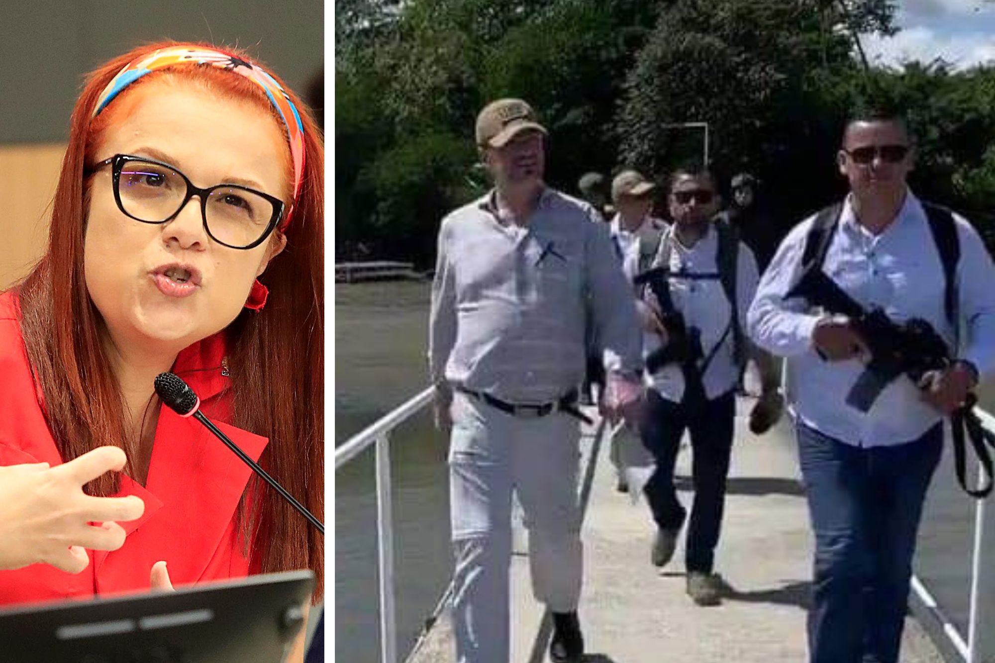 Kattia Rivera critica saludo militar de Rodrigo Chaves y videos con fuerte armamento | La Nación