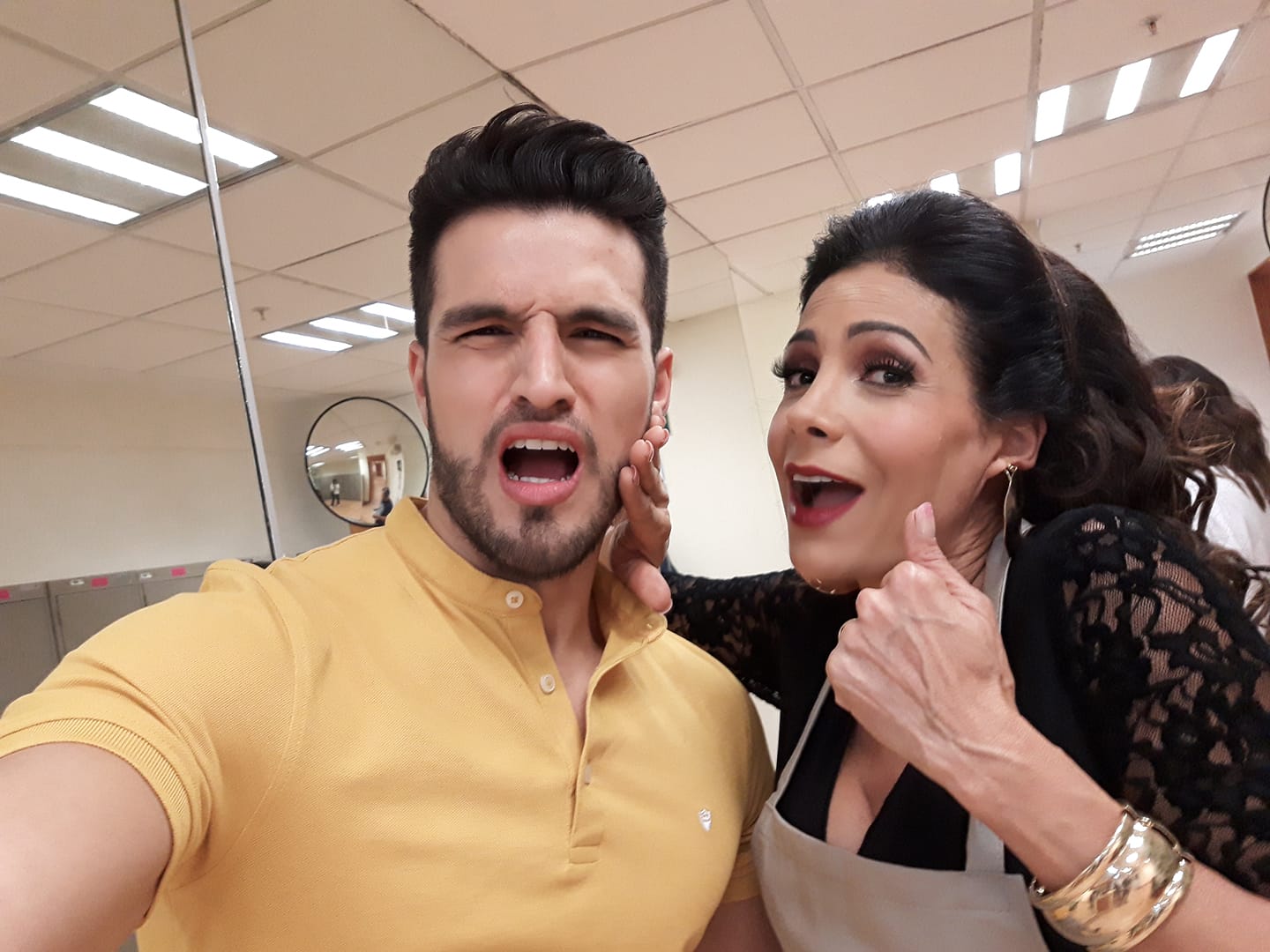 Actor tico recibió una cachetada de la cantante Paty Manterola | La Teja