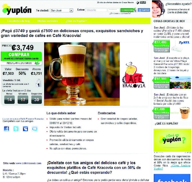 Sitio de ofertas Yuplón alcanza 25.000 usuarios en primer mes | La Nación
