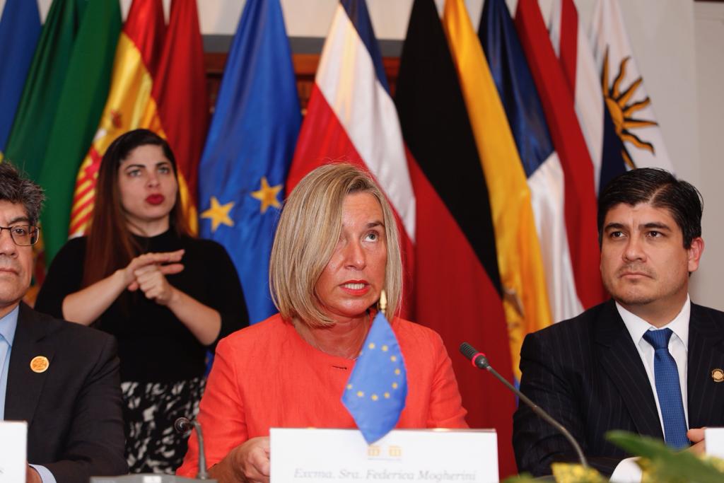 Federica Mogherini en Costa Rica: hechos recientes en Venezuela 'son el ...
