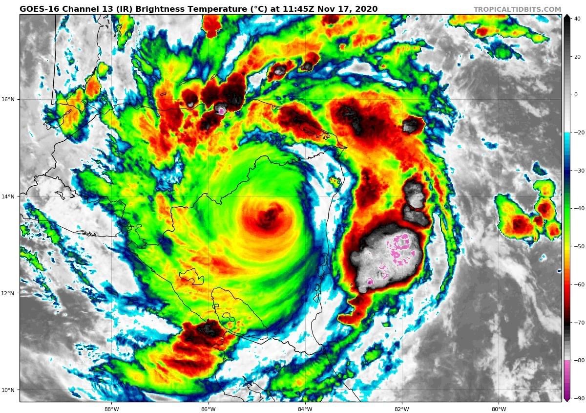 Huracán Iota provocó lluvias moderadas en Costa Rica: inundaciones y ...