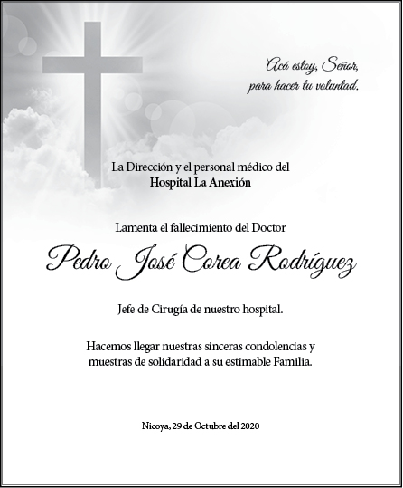 Dr. Pedro Corea Rodríguez | La Nación