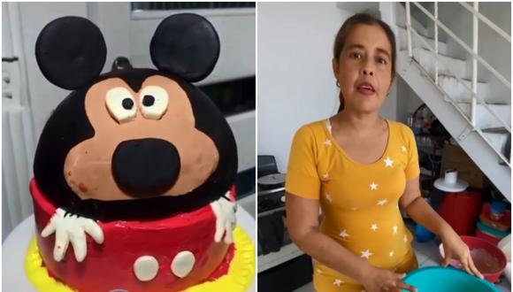 Pastelera que hizo queque de Mickey Mouse cuenta por qué salió tan feo ...