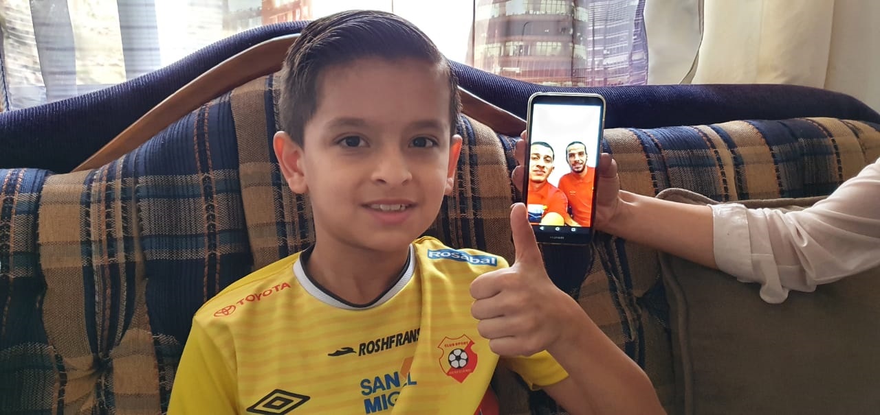 (Video) Eythan conoció a sus ídolos florenses: “Fue el mejor día de mi ...