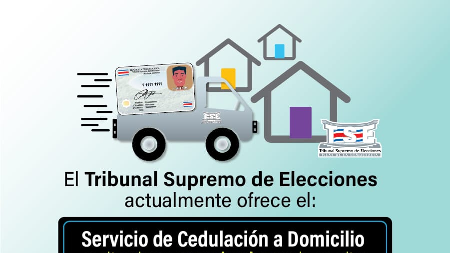 El TSE da un servicio de sacar la cédula a domicilio en casos ...