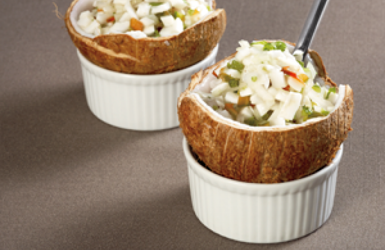 Ceviche de pipas tiernas | La Nación