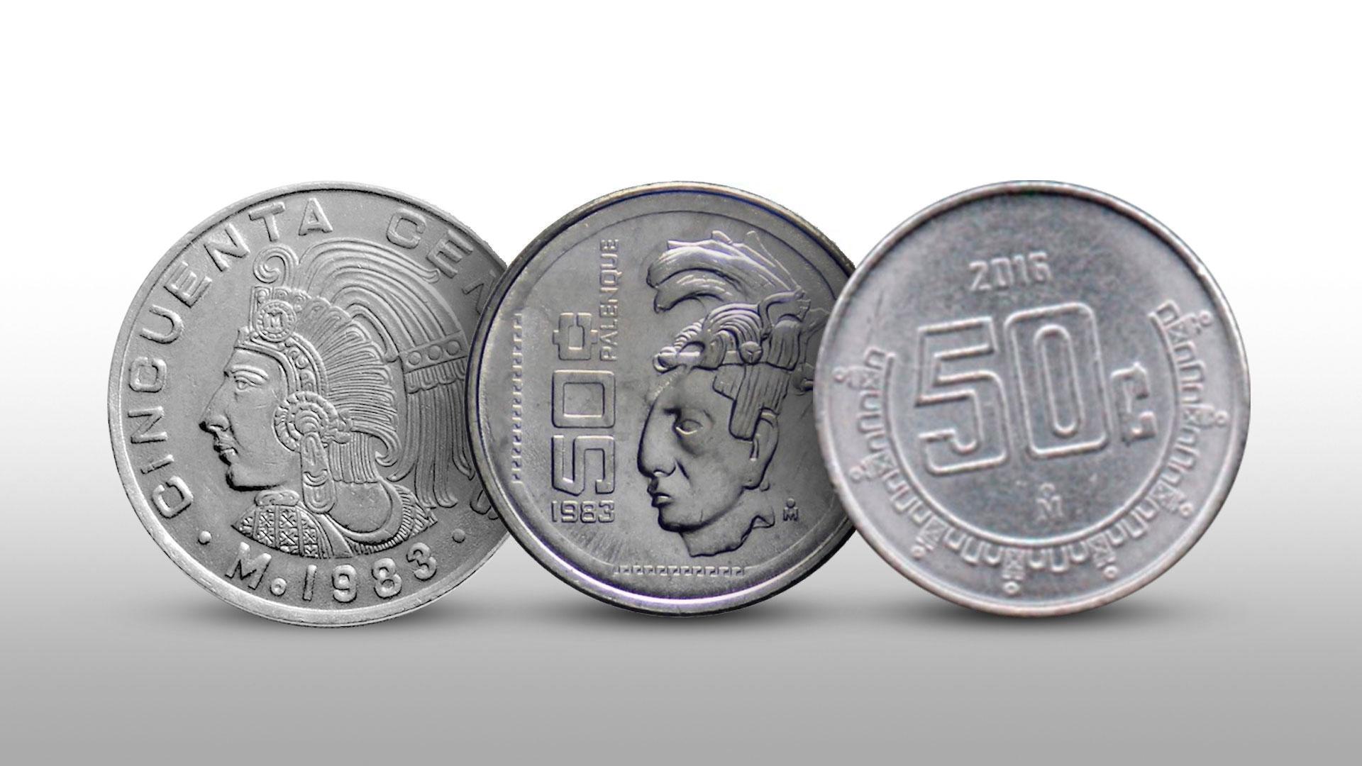 Четыре 50 центовые монеты в совокупности превышают 70 тысяч песо одна из них с предполагаемой