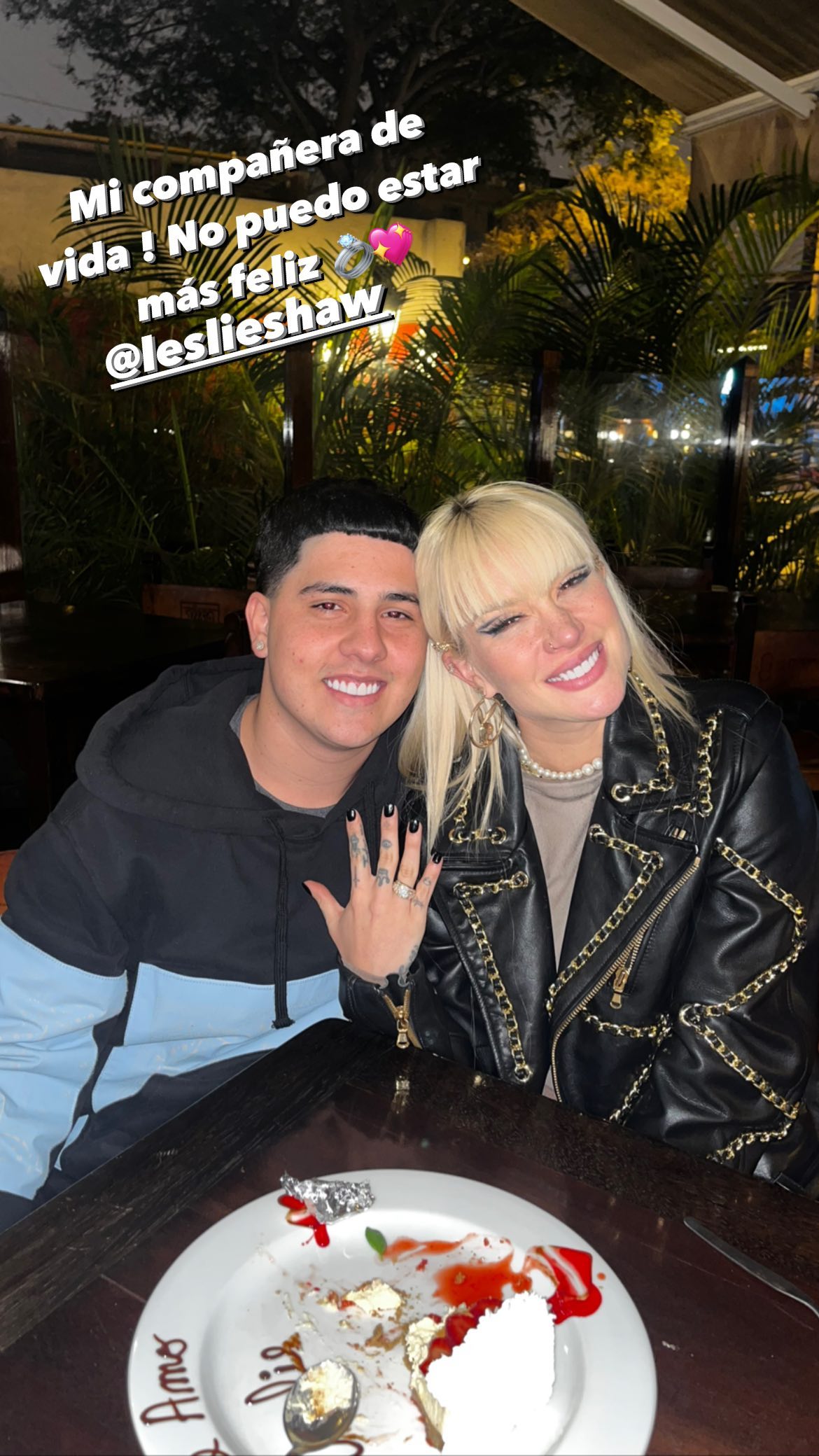 Leslie Shaw Se Comprometió Con ‘el Prefe Su Novio Reguetonero 13 Años