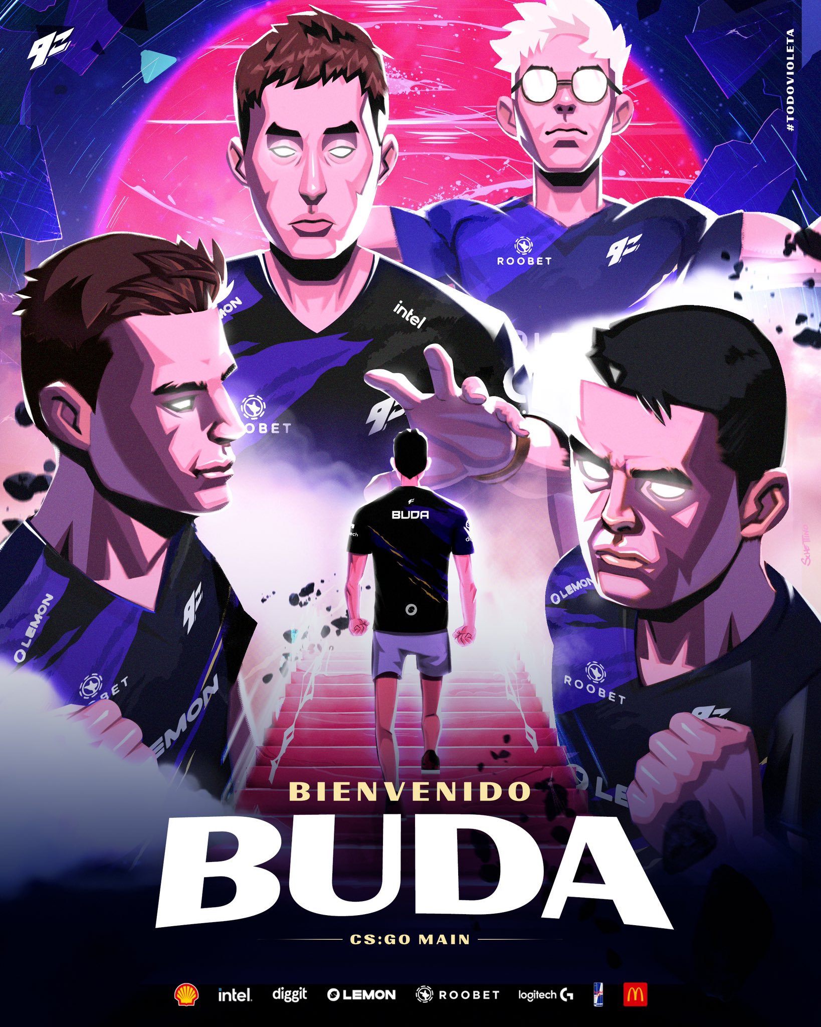 Buda, la última incorporación de 9z: “Quiero clasificar al Major ...