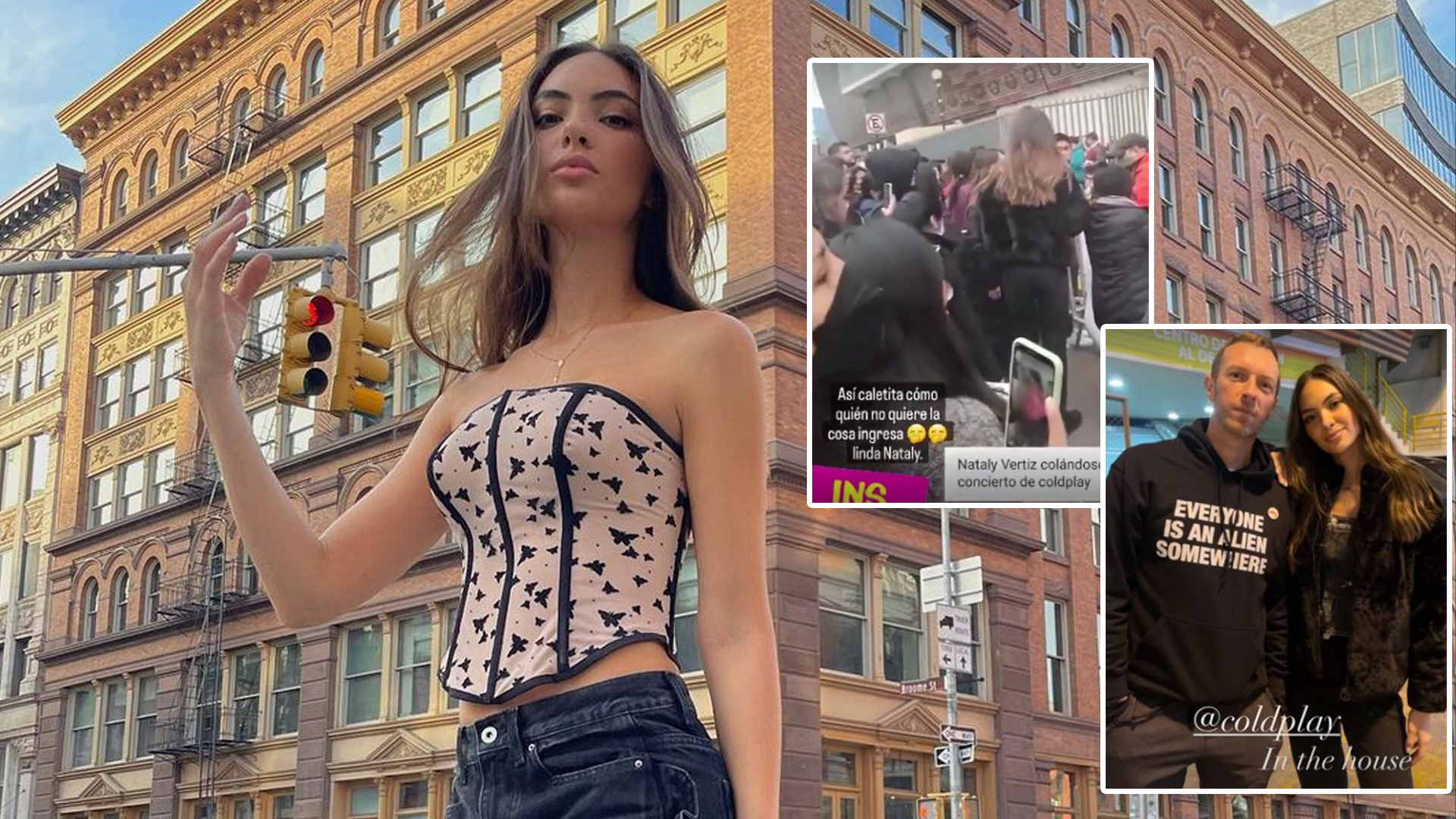 Natalie Vértiz Fue Acusada De Colarse En El Concierto De Coldplay Pero 3904