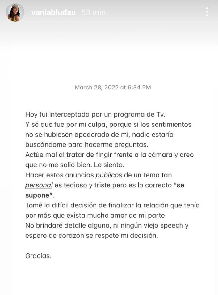 ¡no Hay Reconciliación Vania Bludau Aclara Que Video Con Mario 8739