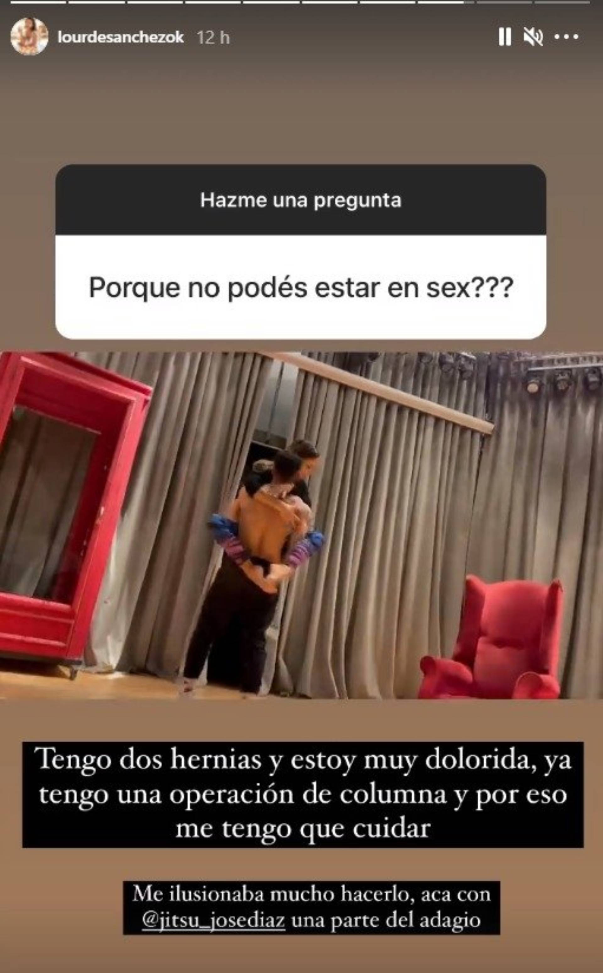El Motivo De Salud Por El Que Lourdes Sánchez No Podrá Debutar En El Espectáculo Sex Infobae