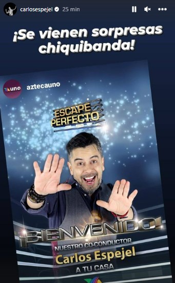 Carlos Espejel Conducirá Escape Perfecto Junto A Marco Antonio Regil Infobae 