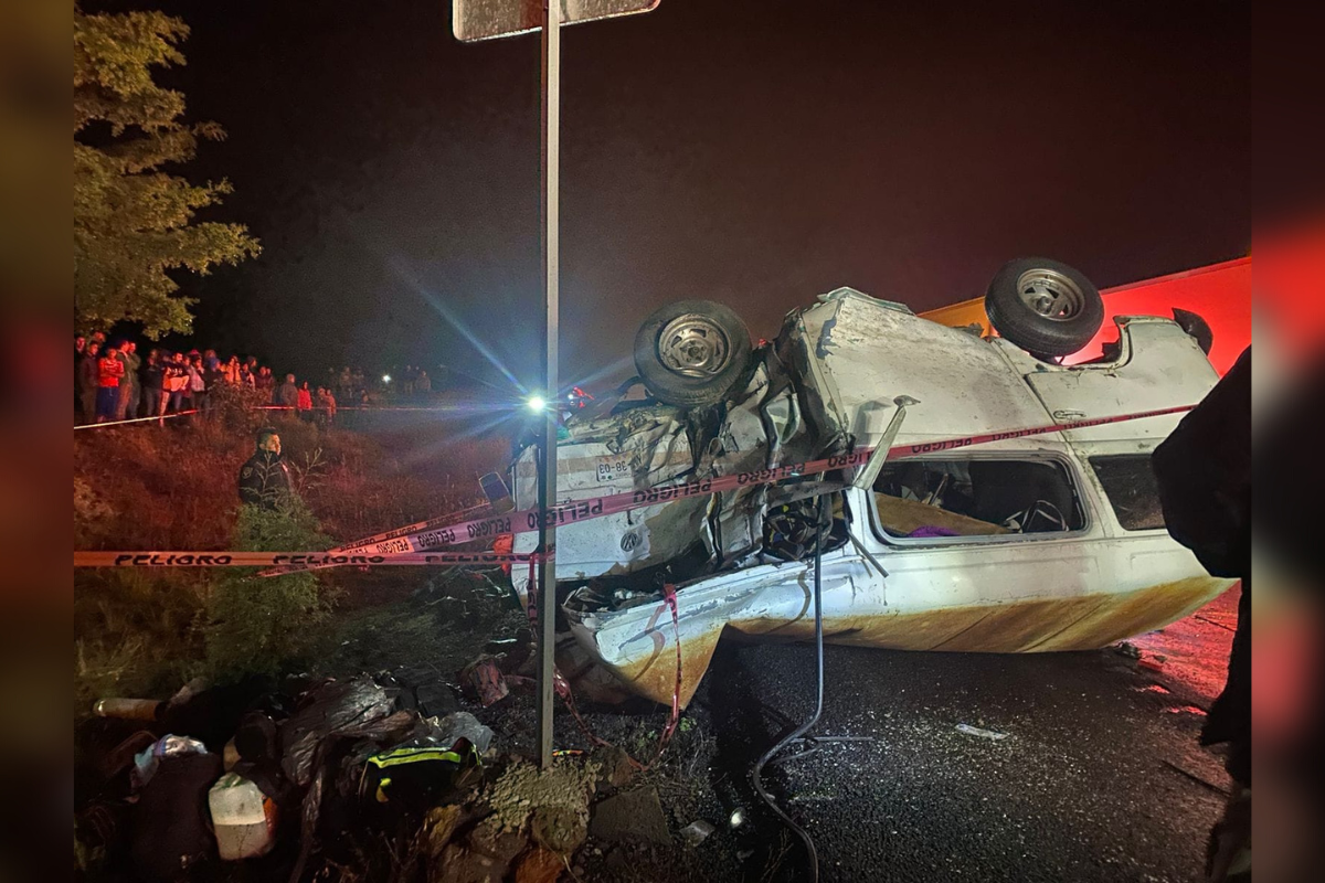 Combi Del Edomex Se Accidentó Y Dejó A Siete Personas Muertas Y Media