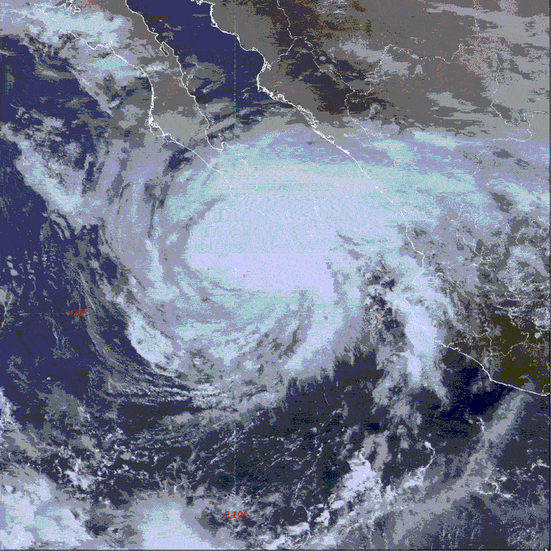 Minuto A Minuto Genevieve Causará Lluvias En La Península De Baja