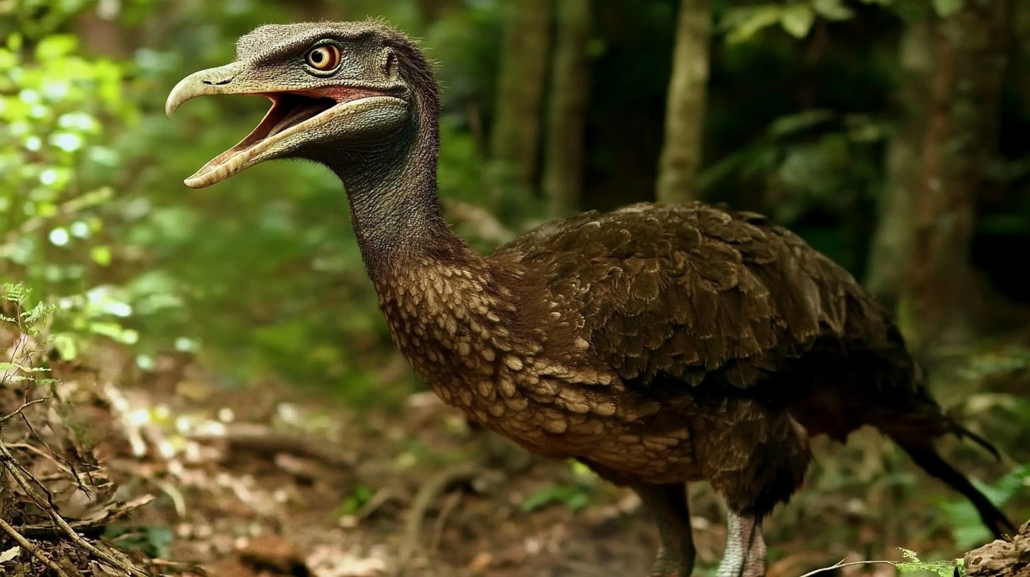 Aves De Terror Pre Historicas Un Ave Del Terror En Un Desierto