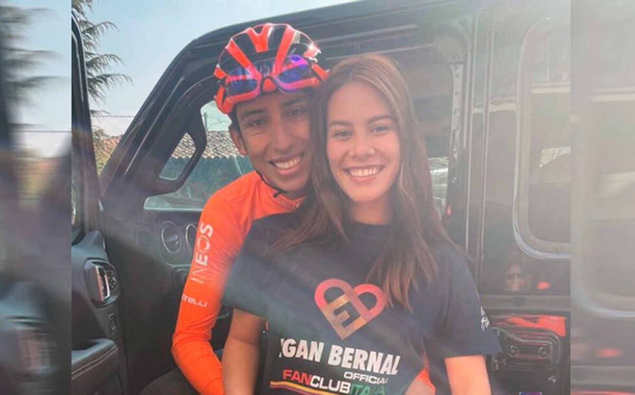 El conmovedor mensaje de exnovia de Egan Bernal, Mafe Motas: “Ahí ...