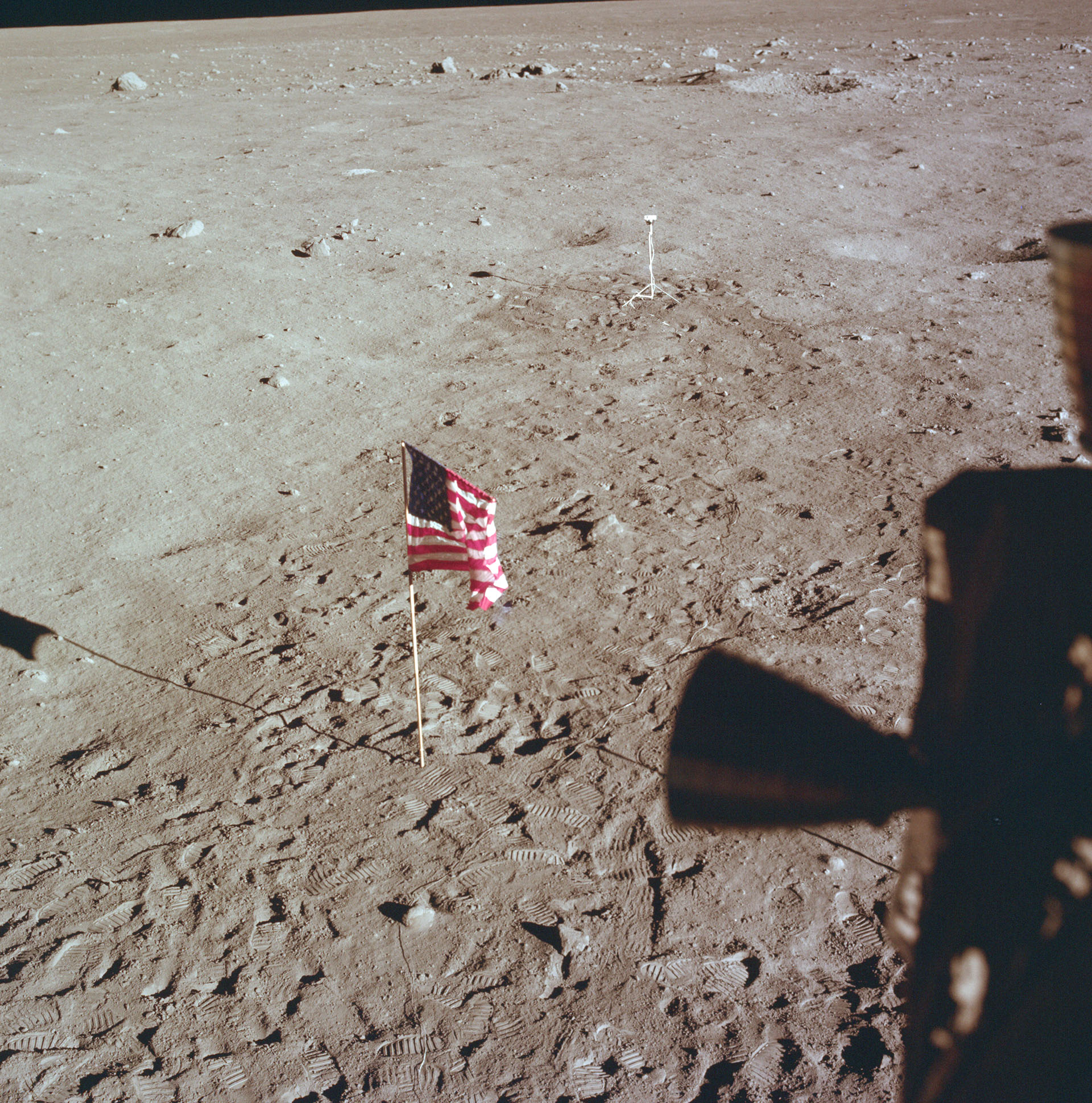Banderas Que Estaban En La Luna