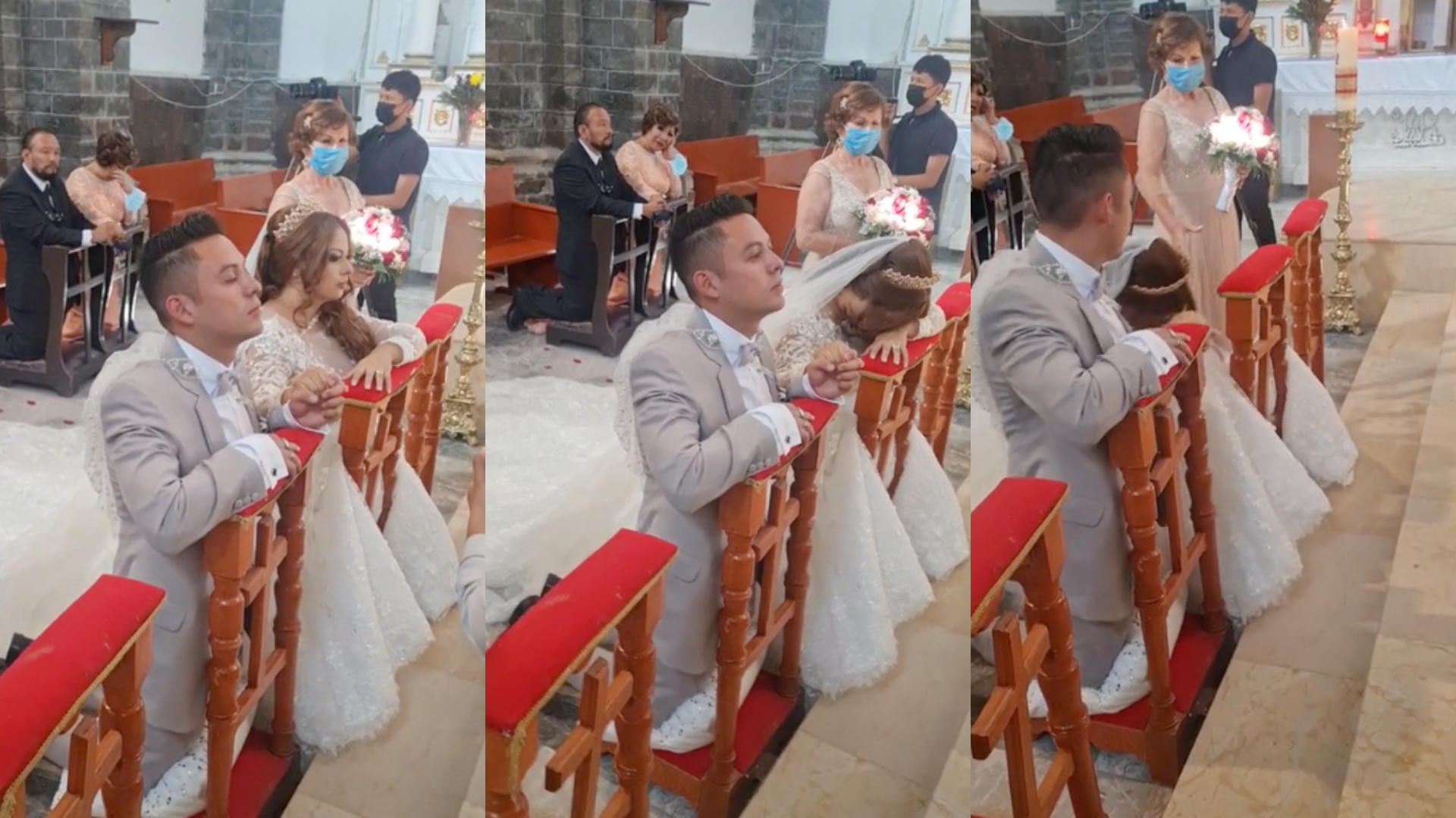 Novia Se Desmayó Mientras Transcurría Su Boda En Una Iglesia Y Usuarios
