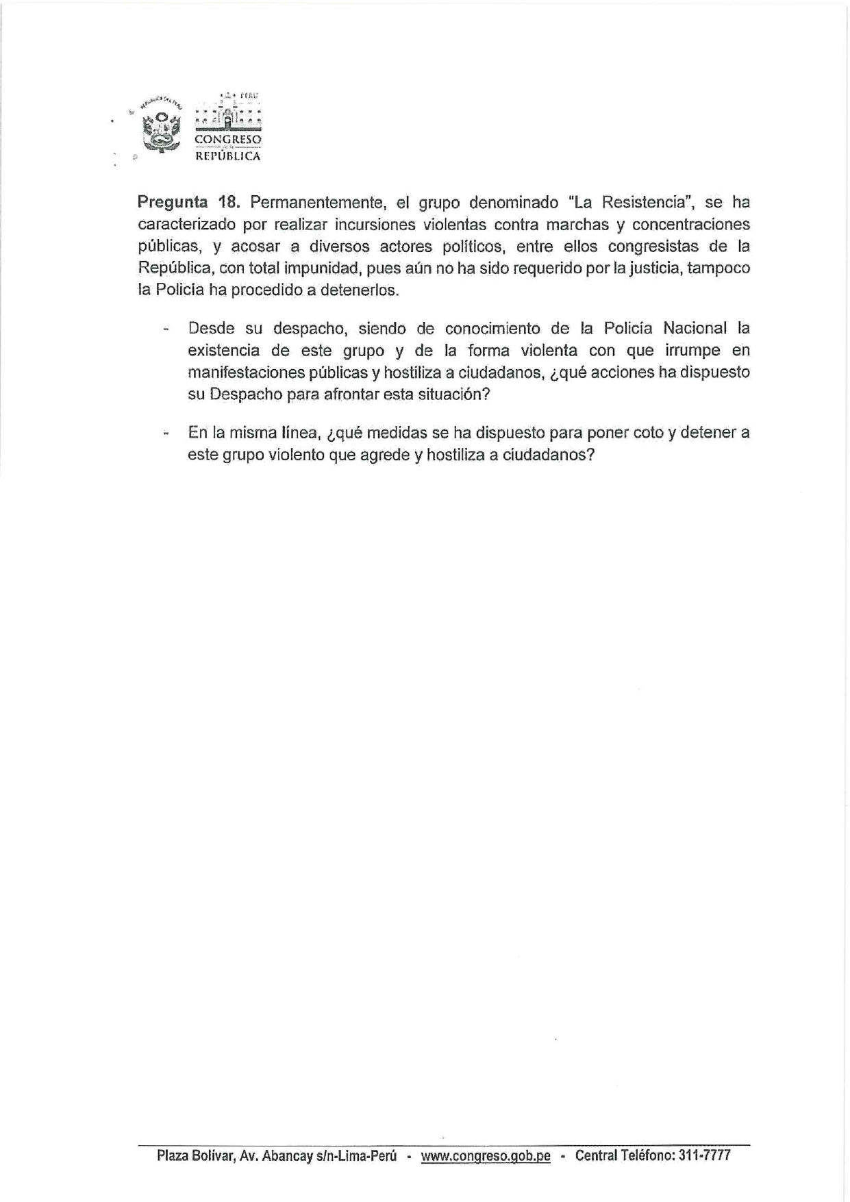Alberto Otárola Respondería Ante El Congreso Por Las Muertes Ocurridas En Las Protestas Y Los
