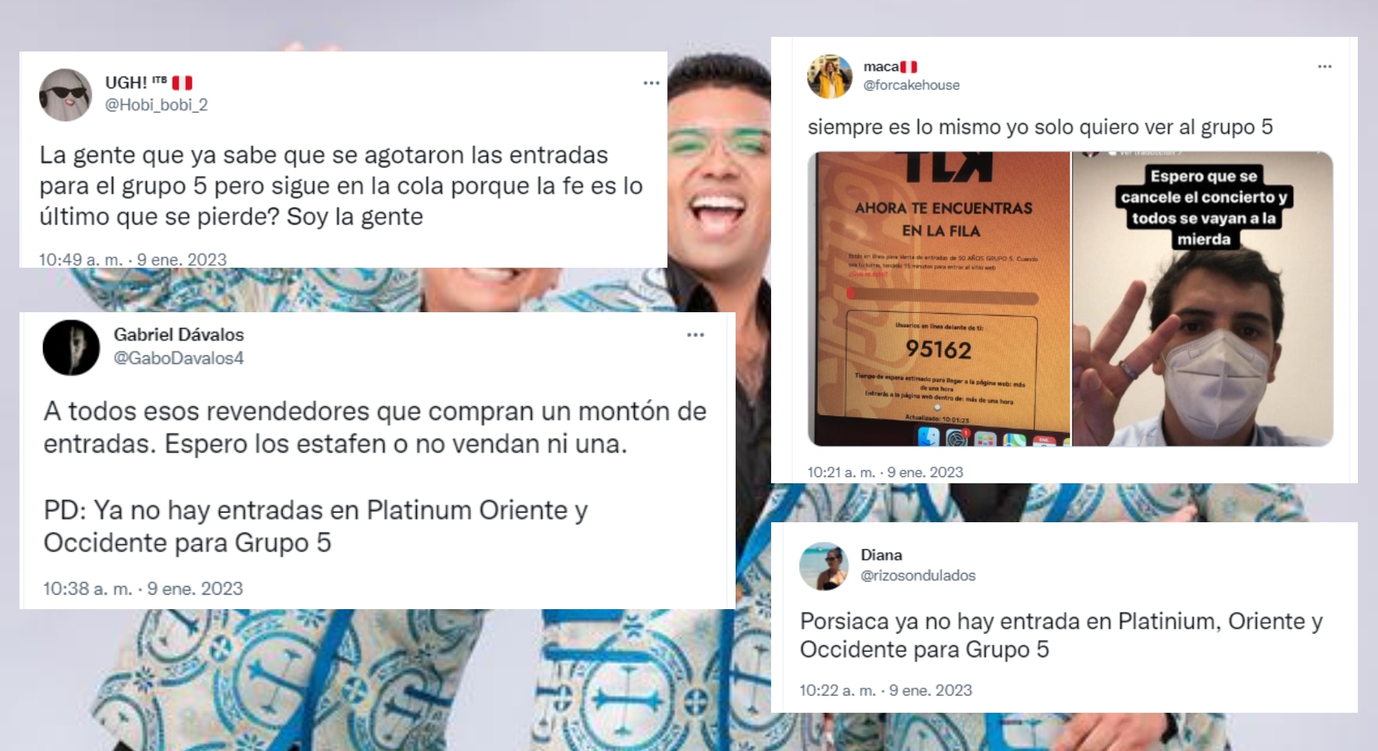 Grupo 5 En San Marcos Se Habilitaron Entradas Para Sus Dos Primeros 3543