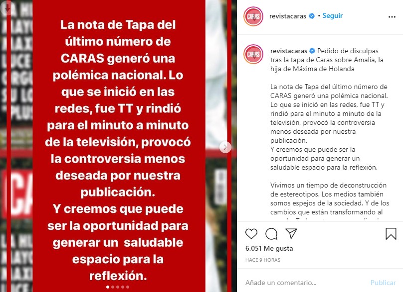 Tras Las Críticas Por La Tapa Sobre La Hija De Máxima Zorreguieta La 4857