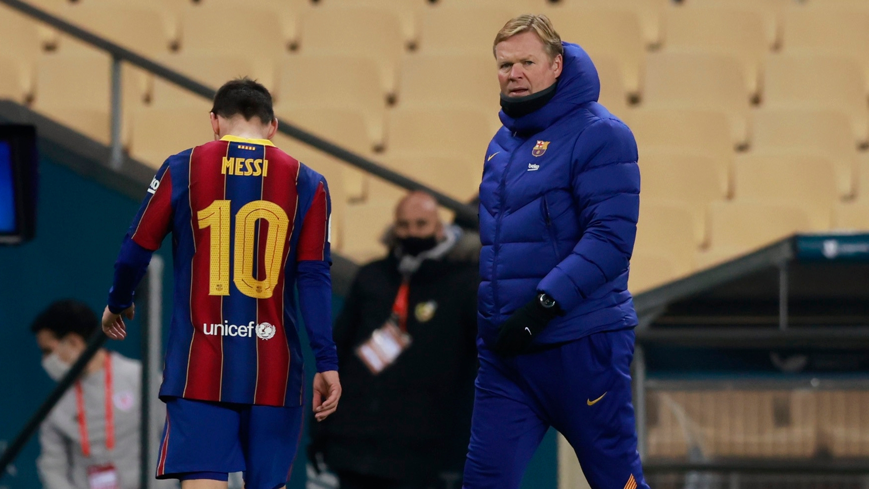 La Furia De Koeman Por La Filtración Del Presunto Contrato De Messi