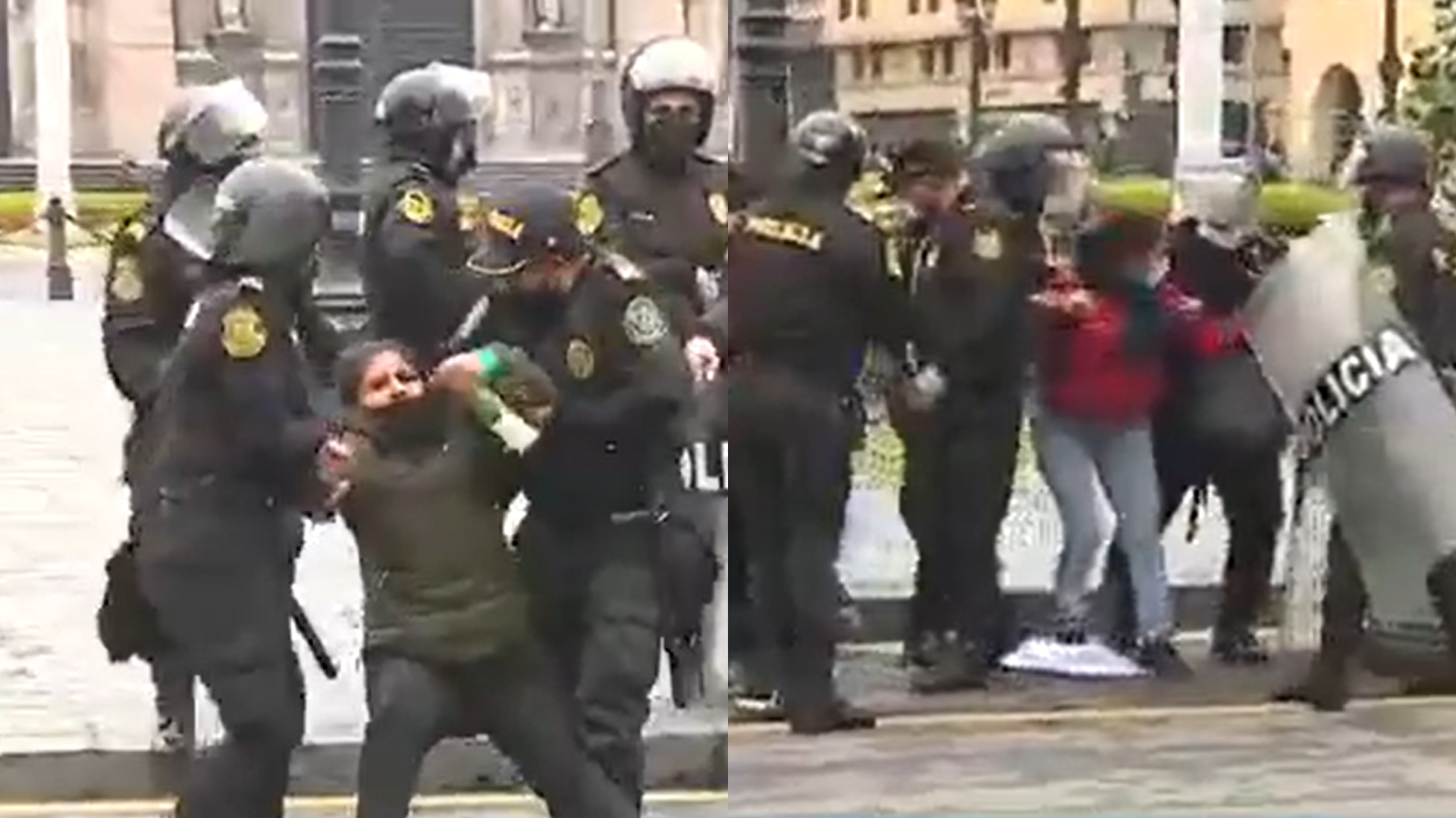 Trabajadoras De Limpieza Protestan En La Municipalidad De Lima El Alcalde No Reconoce Nuestros