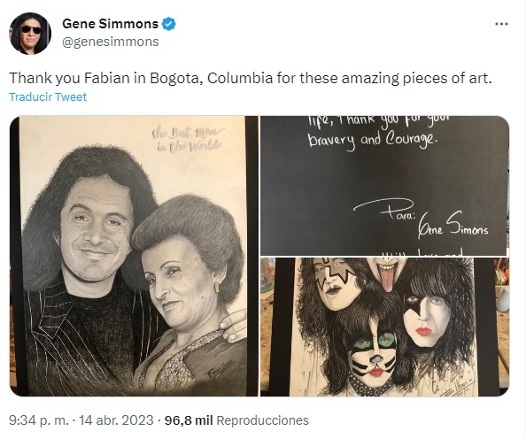 Monsters Of Rock Colombia Gene Simmons De Kiss Recibió Especial 3036