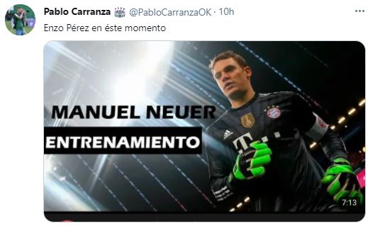 Enzo Pérez Será El Arquero De River Ante Independiente Santa Fe Y Los