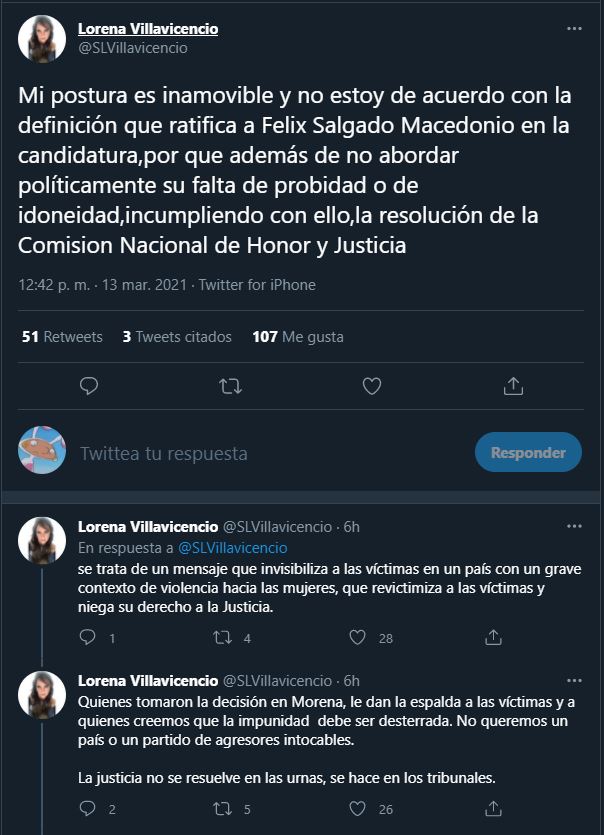 “la Justicia No Se Resuelve En Las Urnas” Diputada De Morena Condenó 0175