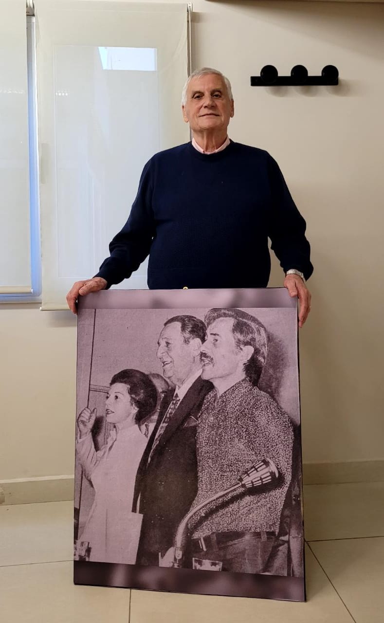 El último brindis de José Rucci junto a Antonio Caló, poco antes de su ...