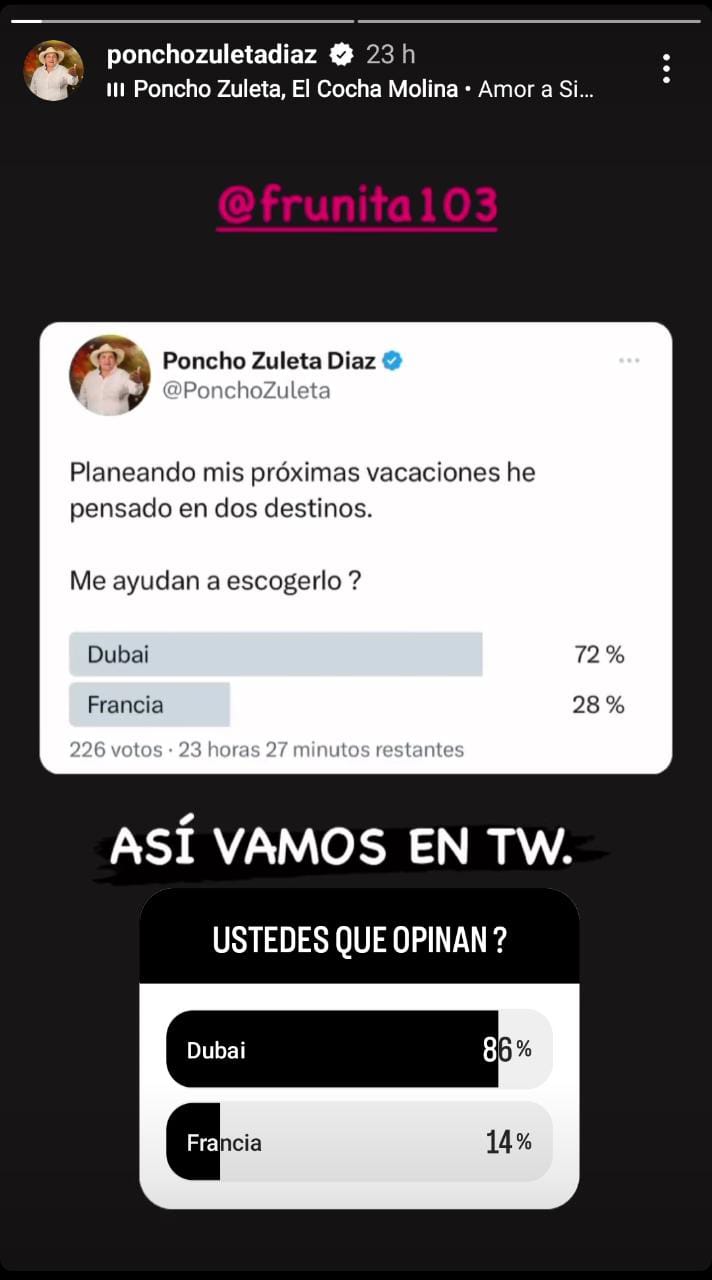 Poncho Zuleta Se Va De Vacaciones Con Su Novia Y Le Pidió A Sus 3368